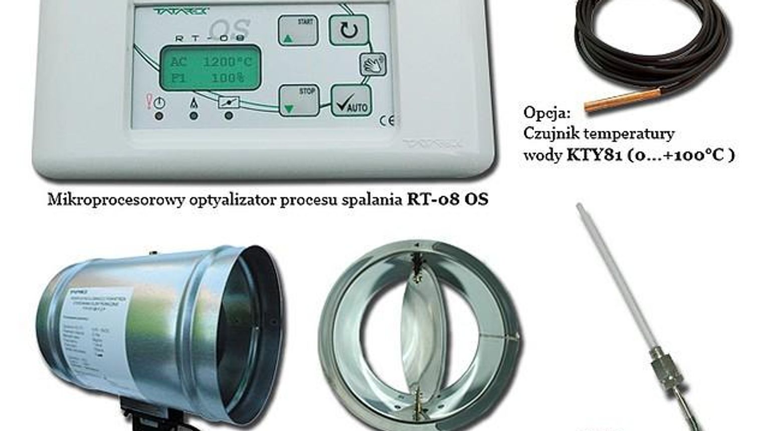 Sterownik RT-08 OS w ofercie Tatarek, optymalizacja procesu spalania